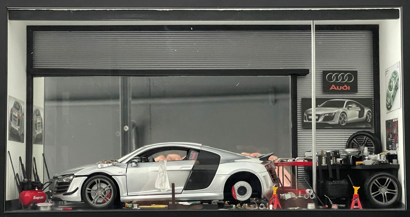 Audi Diorama Shadow Box Black Frame | sooqbeirut | Shop art gifts