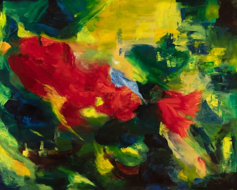 Paintings, L'envol by Câline Farah, Dubai, UAE