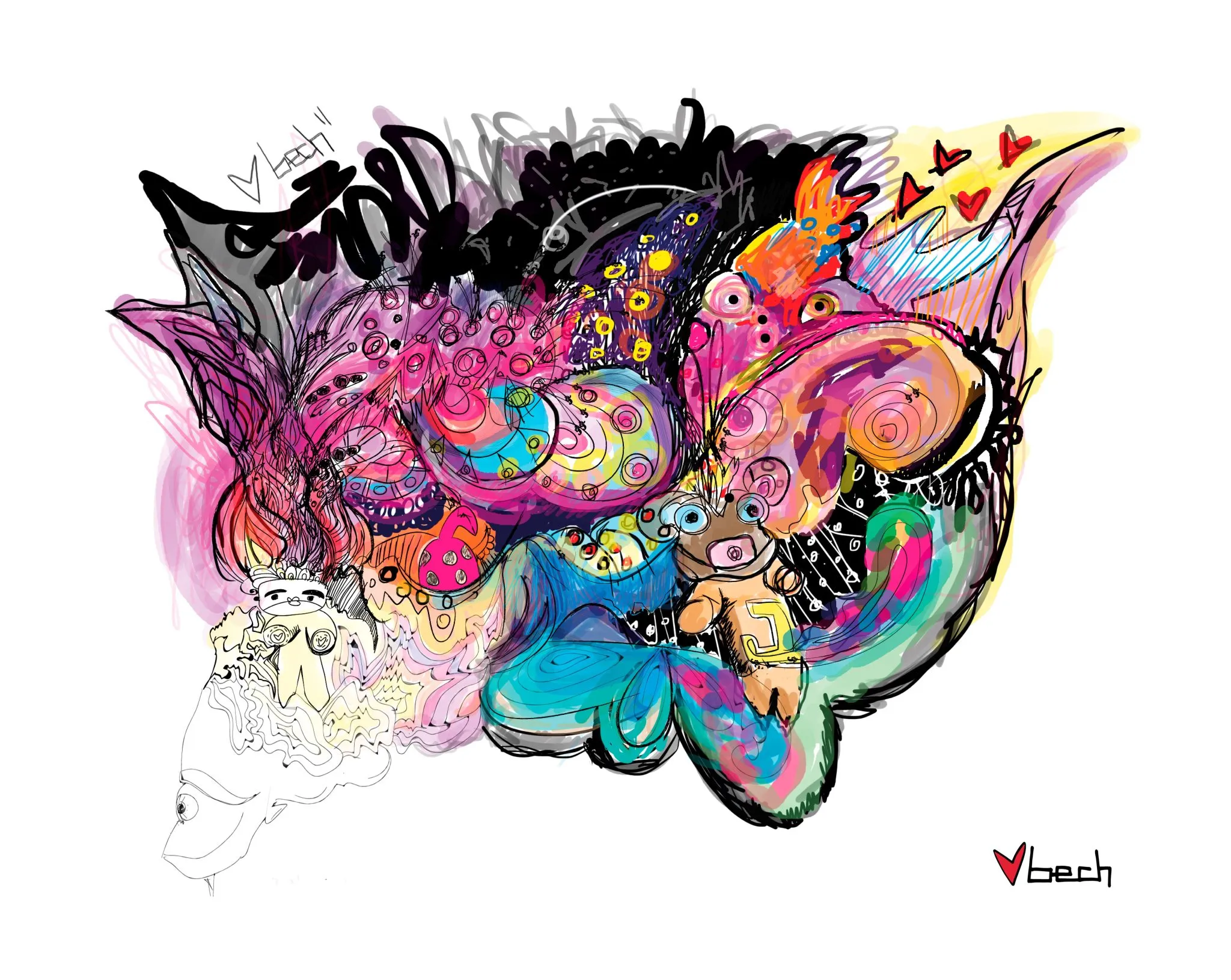 Paintings, Free Your Mind by Bechara Baroudi, Dubai, UAE
