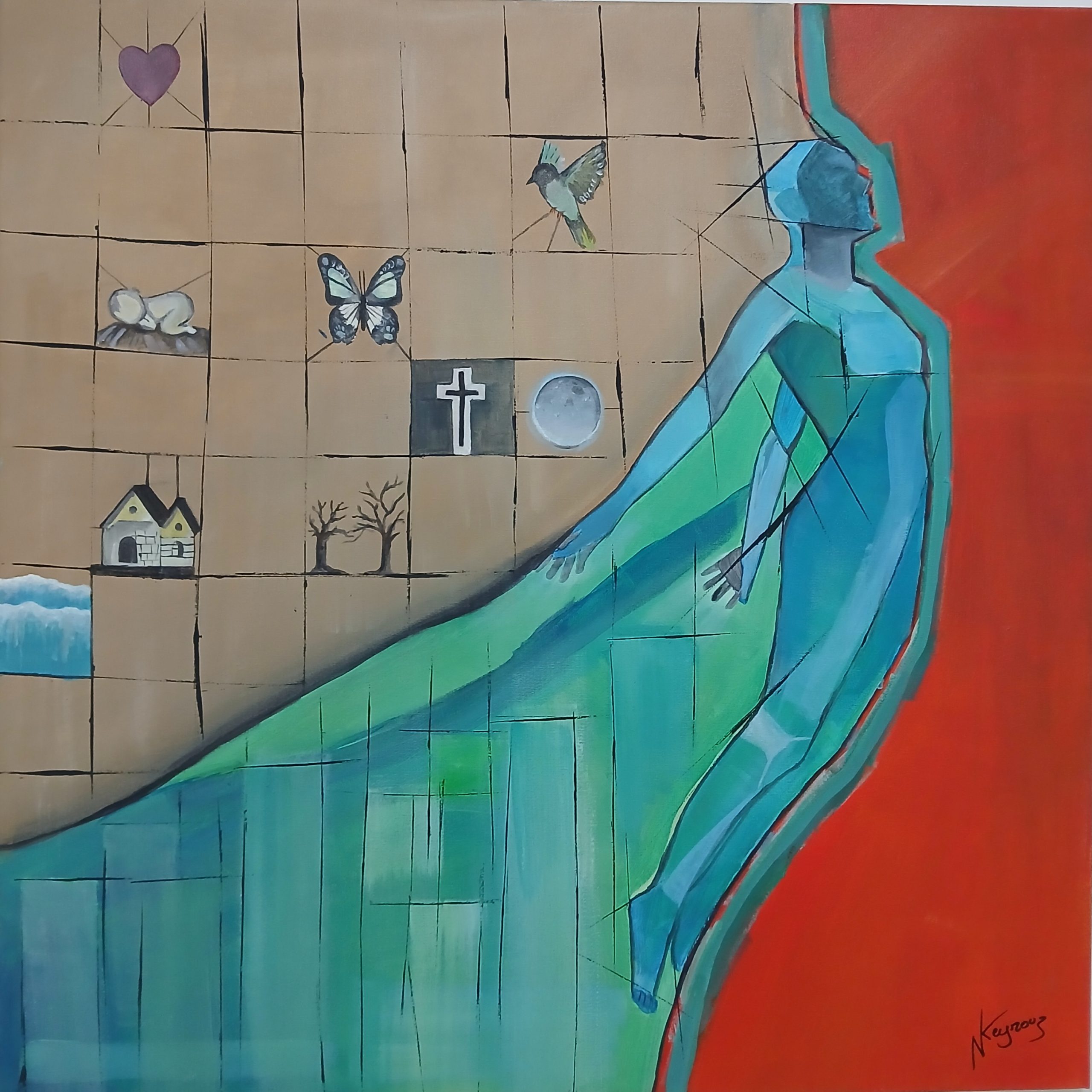 Life Elements Painting | sooqbeirut | Explorer of Abstract Emotion ...